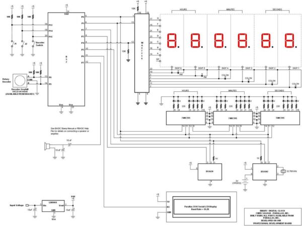 Binary / Digital Clock – Savage///Circuits